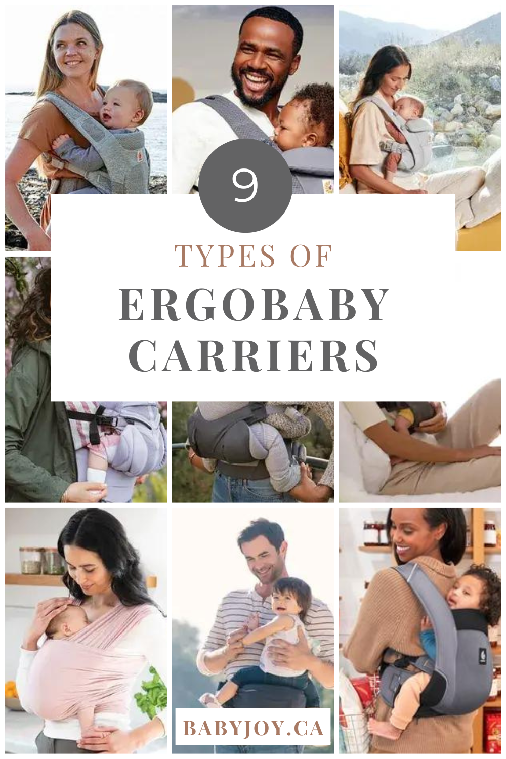 Exploring the Different Types of Ergobaby Carriers – Baby Joy Canada